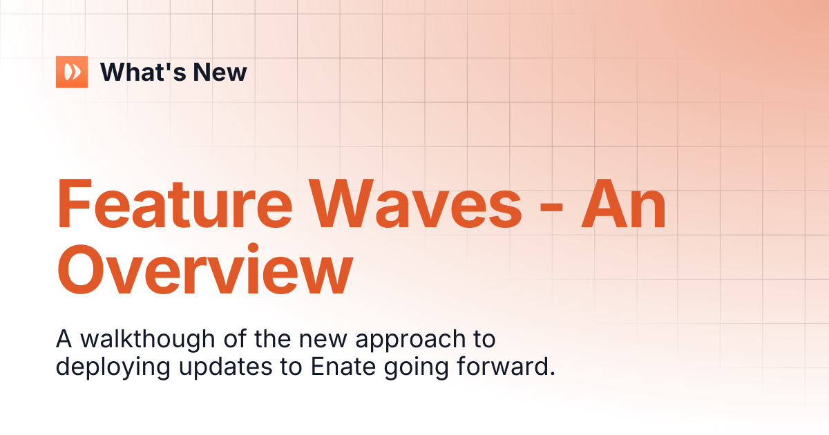 Feature Waves - An Overview | What's New
